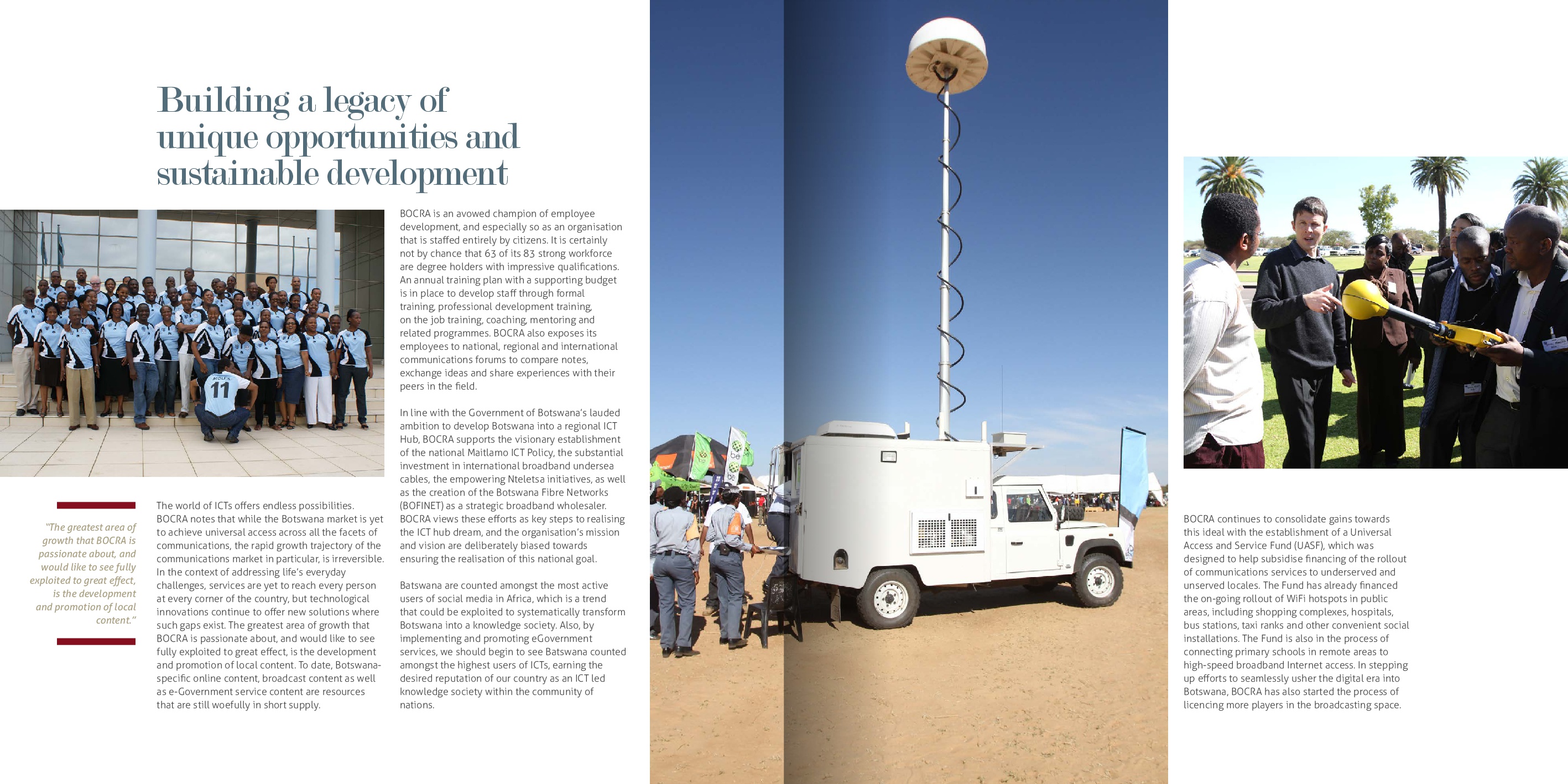 The Heritage | Botswana Communications Regulatory Authority